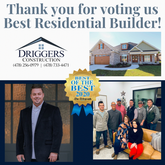 Driggers Construction | New Homes in Warner Robins